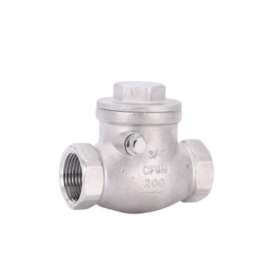 China High Pressure Stainless Steel Swing Check Valve with Manual Driving Mode Model NO. H14W for sale