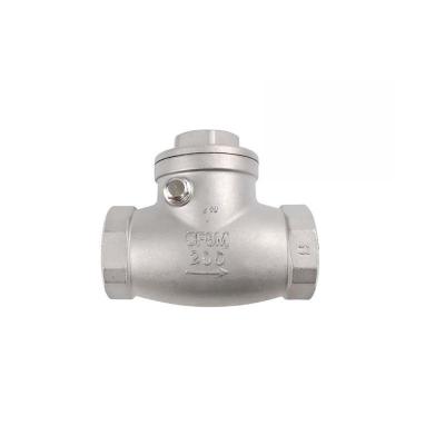 China DN15-DN100 Stainless Steel 304 Industrial Swing Check Valve with 30-Day Return Refunds for sale