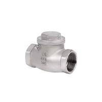 China ISO 9001 Standard DN8-DN100 Stainless Steel Swing Check Valve 200psi/Pn16 NPT/BSPP/BSPT for sale