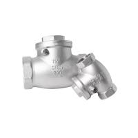China DN50 Stainless Steel 304 Metal Seated Swing Check Valve Straight Through Type Pn1.6MPa for sale
