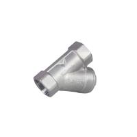 China ISO 9001 Standard DN8-DN100 Stainless Steel 316 Threaded Y Strainer for Industrial for sale