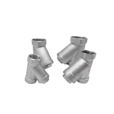 China Stainless Steel Y-Type Strainer with Manual Driving Mode and OEM Design Thread End for sale