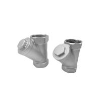 China Stainless Steel Water Media Air Threaded Y Type Filter Strainer with Customized Support for sale