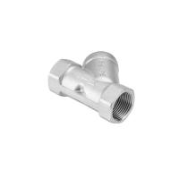 China Manual Driving Mode Cast Steel 304/316 Threaded Y-Filter Strainer for Household Usage for sale
