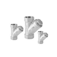 China Water Media Y Type Thread Strainer Pn16 Stainless Steel 304 316 at Fob Term Equipment for sale