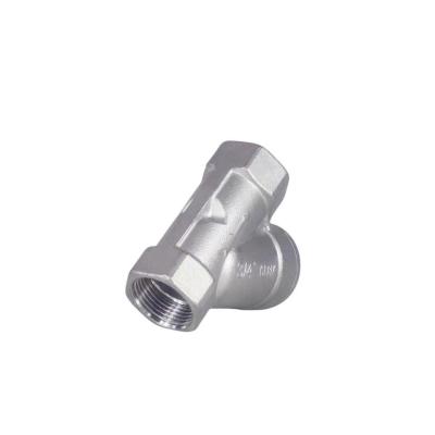 China Customized Support OEM DN8-DN100 Y-Type Stainless Steel Female Thread Strainer SS304 SS316 for sale