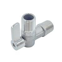 China Ordinary Temperature Stainless Steel Handle Angle Water Meter Thread Connection Form for sale