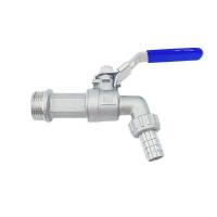China DN15-DN25 304 Stainless Steel Faucet Ball Valve with Normal Temperature and Durable for sale