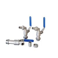 China NPT/BSPP/BSPT End Connection CF8 Popular Garden Faucet with Nozzle Pipe Water Tap for sale