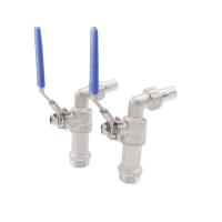 China Straight Through Channel SUS304 Stainless Steel Faucet Threaded Tap NPT/BSPP/BSPT End for sale