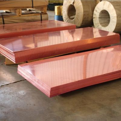 China C14500 Decorative Copper Sheets High Precision Machining 99.9 Flat Copper Plate for sale