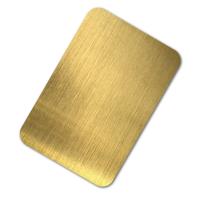China Hairline PVD 304 Stainless Steel Strip Coil 316 409 SS Gold Mirror Sheet for sale