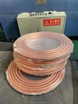 China 1 / 4'' 3 / 8'' Copper Pipe Tube Pancake Coil 0.2mm For Air Conditioning for sale