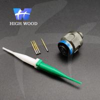 China MIL-DTL-38999 Series III Connector D38999/26WA35SN with 35 Contacts and 500 Cycle Endurance for sale