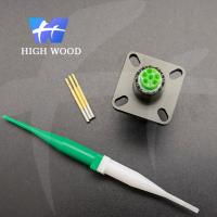 China MIL-DTL-38999 Series III Military Connector D38999/20WA35SN with 500 Mating Cycles and 40A Current Rating for sale