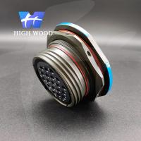 China MIL-DTL-38999 Series III Connector D38999/24WJ19SN - 33.4mm Shell, 500 Cycle Endurance, EMI/RFI Shielding for sale