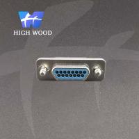 China MWDM2L-15NSM Micro-D Solder Cup Connector 15-Position with Gold-Plated Contacts for #26 AWG Wire for sale
