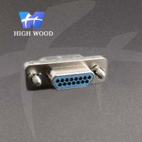 China MWDM2L-15NSM Micro-D Solder Cup Connector 15-Position with Gold-Plated Contacts for #26 AWG Wire for sale