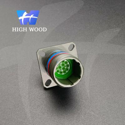 China MIL-DTL-38999 Series III D38999/20WB35PLN Square Flange Receptacle 35-Pin Connector for sale