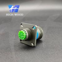 China MIL-DTL-38999 Series III D38999/20WB35PLN Square Flange Receptacle 35-Pin Connector for sale