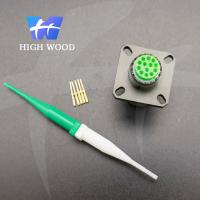 China MIL-DTL-38999 Series III D38999/20WB35PLN Square Flange Receptacle 35-Pin Connector for sale