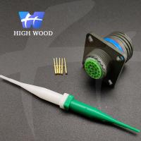 China MIL-DTL-38999 Series III D38999/20WC35SN Square Flange Receptacle 35 Contacts for sale