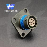 China MIL-DTL-38999 Series II Connector D38999/27497T8B35SA Wall Mount Receptacle 8 Shell Size for sale