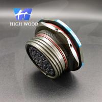 China MIL-DTL-38999 Series III D38999/24WJ29PN Circular Connector 29-Pin Triple-Start Thread for sale
