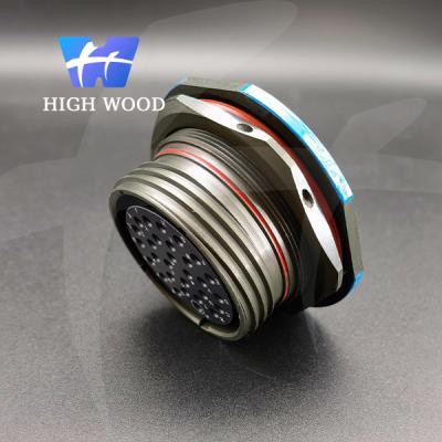 China MIL-DTL-38999 Series III D38999/24WJ29PN Circular Connector 29-Pin Triple-Start Thread for sale