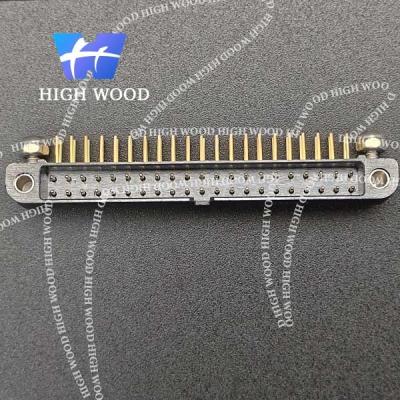 China HW-CMM Micron-D Connector 2mm Pitch 220 Series Male Straight PCB Mount 5A-20A for sale