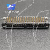 China HW-CMM Micron-D Connector 2mm Pitch 220 Series Male Straight PCB Mount 5A-20A for sale