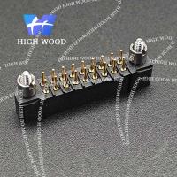 China CMM 220 2mm Pitch Connector HW-221Y18F22 Male Straight on PCB for Aerospace Avionics for sale