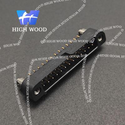 China CMM 220 2mm Pitch Connector HW-221Y26F22 Male Straight on PCB for Aerospace Avionics for sale