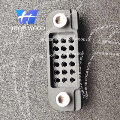 China HW-CMM Connector HW-322C018H01 2mm Pitch Square Matrix for Aerospace Avionics Defense for sale