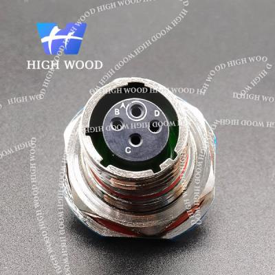China MIL-DTL-38999 Series III D38999/24TC4SN Circular Connector 85dB EMI Shielding for sale