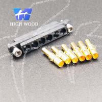 China HW-CMM Connector 2mm Pitch Female M16 for Aerospace Avionics Defense 500 Cycles for sale