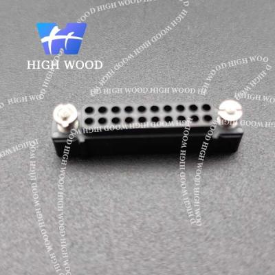 China HW-CMM Connector HW-221S20F22 2mm Pitch Male Straight on PCB for Aerospace Defense for sale