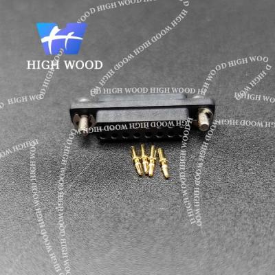 China HW-CMM Connector HW-222C16M16 2mm Pitch Male Straight on PCB for Aerospace Avionics Defense for sale