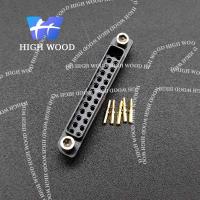 China HW-CMM Connector HW-222S26M16 2mm Pitch Male Straight on PCB for Aerospace Avionics for sale
