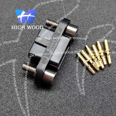 China HW-CMM Connector HW-222S08M16 2mm Pitch Male Straight on PCB for Aerospace Avionics Defense for sale