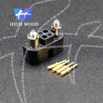 China HW-CMM Connector HW-221S04F22 2mm Pitch Male Straight on PCB for Aerospace Avionics for sale