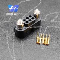 China HW-CMM Connector HW-221S06F22 2mm Pitch Male Straight on PCB for Aerospace Avionics for sale