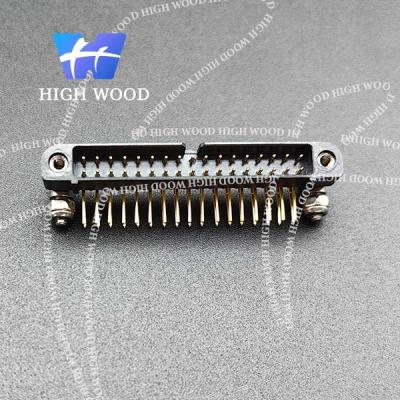 China HW-CMM Connector HW-221V34F26 2mm Pitch Male Straight for Aerospace Avionics Defense for sale