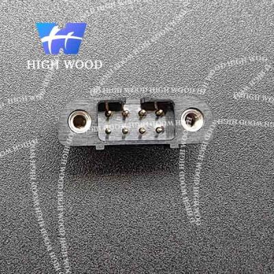 China HW-CMM Connector 2mm Pitch Square Matrix for Aerospace Avionics Defense 8 Contacts for sale