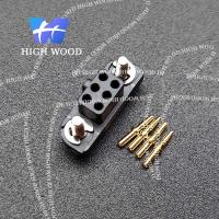 China HW-CMM Connector HW-222S06M11 2mm Pitch Male Straight for Aerospace Avionics Defense for sale