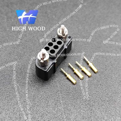 China HW-CMM Connector HW-221S06F24 2mm Pitch Male Straight on PCB for Aerospace Avionics Defense for sale