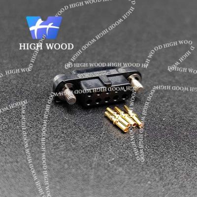 China HW-CMM Connector HW-222S10M16 2mm Pitch Male Straight on PCB for Aerospace Defense for sale