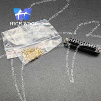 China HW-CMM Connector 2mm Pitch Square Matrix for Aerospace Avionics Defense 222S24M16 for sale