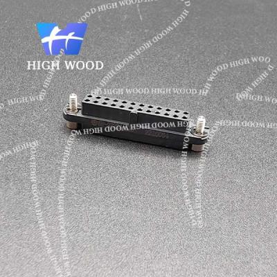 China HW-CMM Connector 2mm Pitch Square Matrix for Aerospace Avionics Defense 222S24M16 for sale