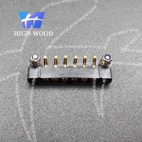 China HW-CMM Connector 2mm Pitch 220 Series Male 90° PCB for Aerospace Defense Avionics for sale